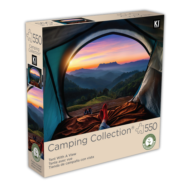 Buy Camping collection - tent with a view (550pcs) Puzzle | Jigsaw Jungle