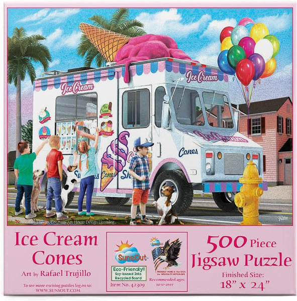 Buy Pfg ice cream cones (usage/used - puzzles for good) Puzzle | Jigsaw ...