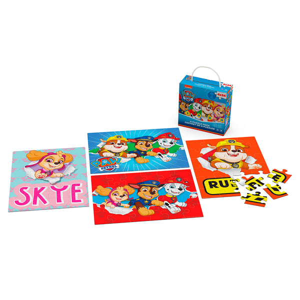 Buy Paw patrol 4-in-1 puzzles Puzzle | Jigsaw Jungle