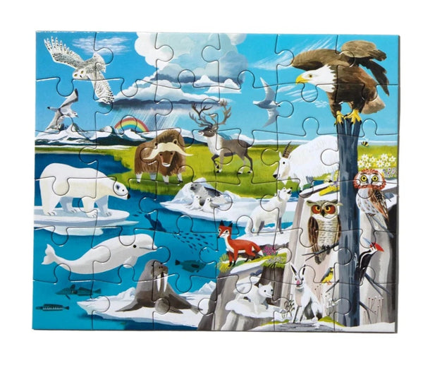 Buy Mini - wild habitats - tundra (36pcs) Puzzle | Jigsaw Jungle