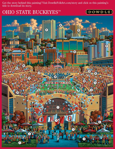 Buy The ohio state buckeyes (500pcs) Puzzle | Jigsaw Jungle
