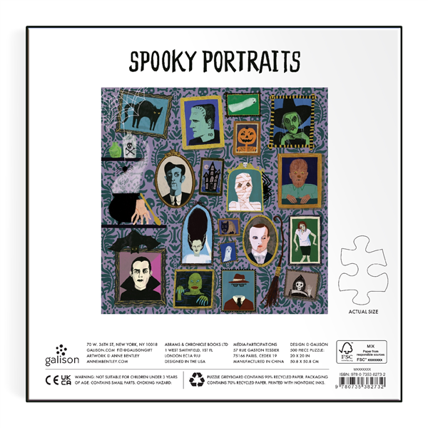 Buy Spooky portraits (foil) (500pcs) Puzzle | Jigsaw Jungle