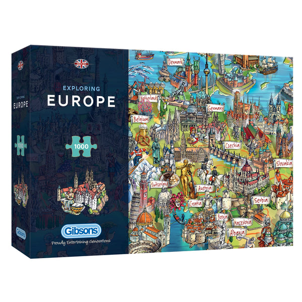 Buy Special edition - exploring europe (1000pcs) Puzzle | Jigsaw Jungle
