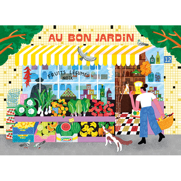 Buy At the market / au marche, carole barraud (1000pcs) Puzzle | Jigsaw ...
