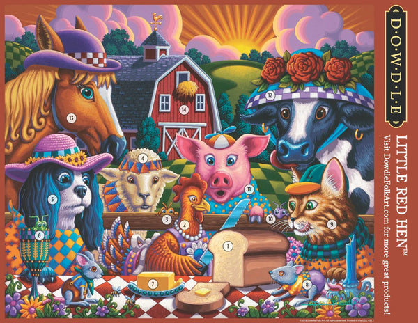 Buy Dowdle little red hen (100pcs) Puzzle | Jigsaw Jungle