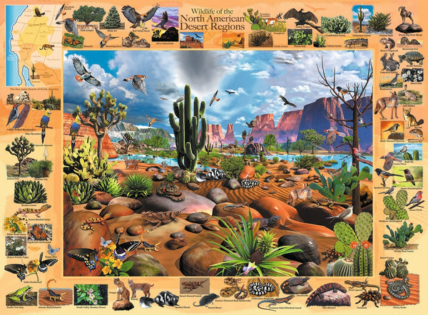 Buy Ravensburger desert life, gerald newton Puzzle | Jigsaw Jungle
