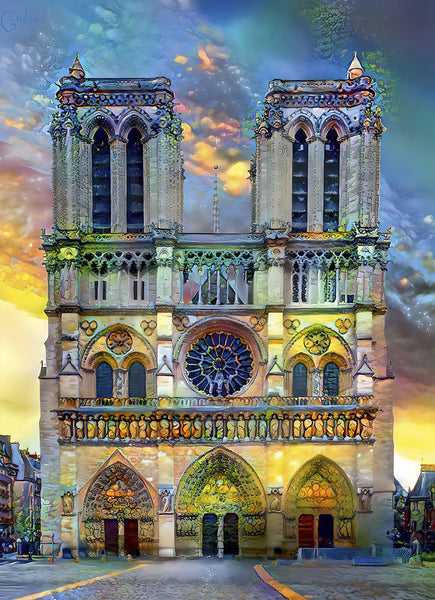 Buy Notre-dame cathedral de paris (1000pcs) Puzzle | Jigsaw Jungle