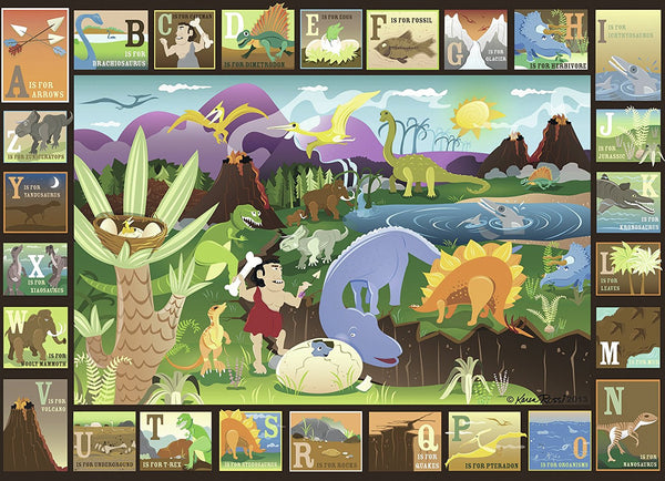 Buy Ravensburger dinosaur alphabet Puzzle | Jigsaw Jungle