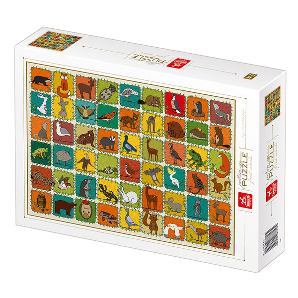 Buy Pattern forest animals (1000pcs) Puzzle | Jigsaw Jungle