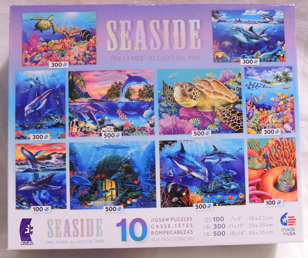 Buy Seaside collection 10-in-1 multi-pack Puzzle | Jigsaw Jungle
