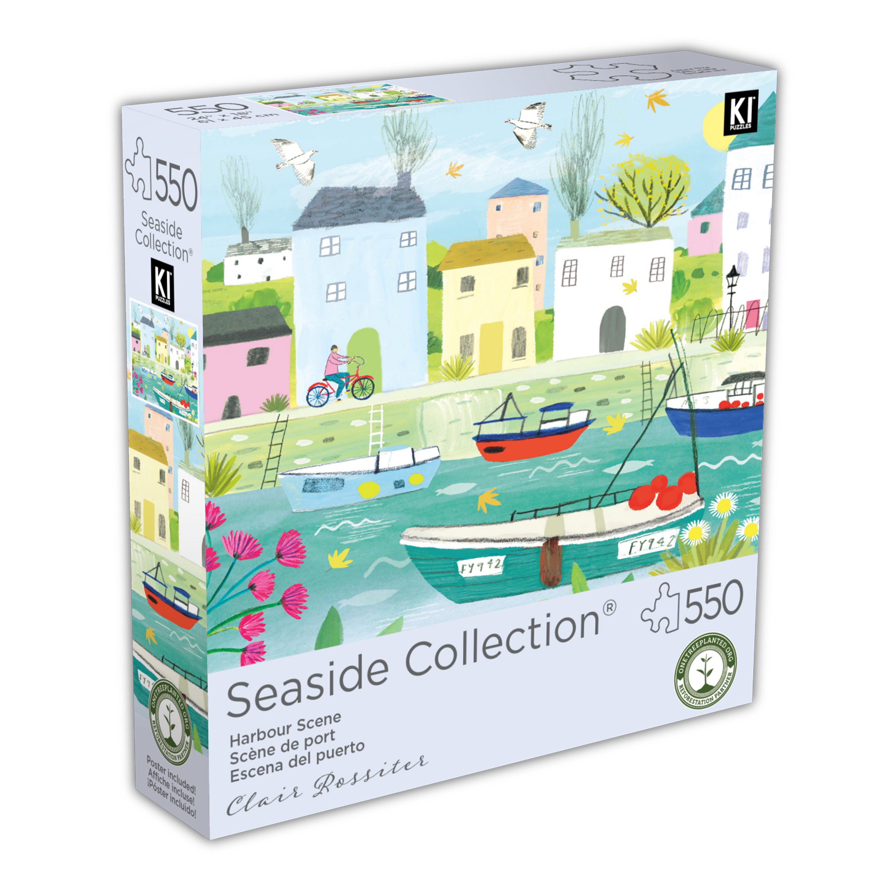 Buy Seaside collection - harbour scene (550pcs) Puzzle | Jigsaw Jungle