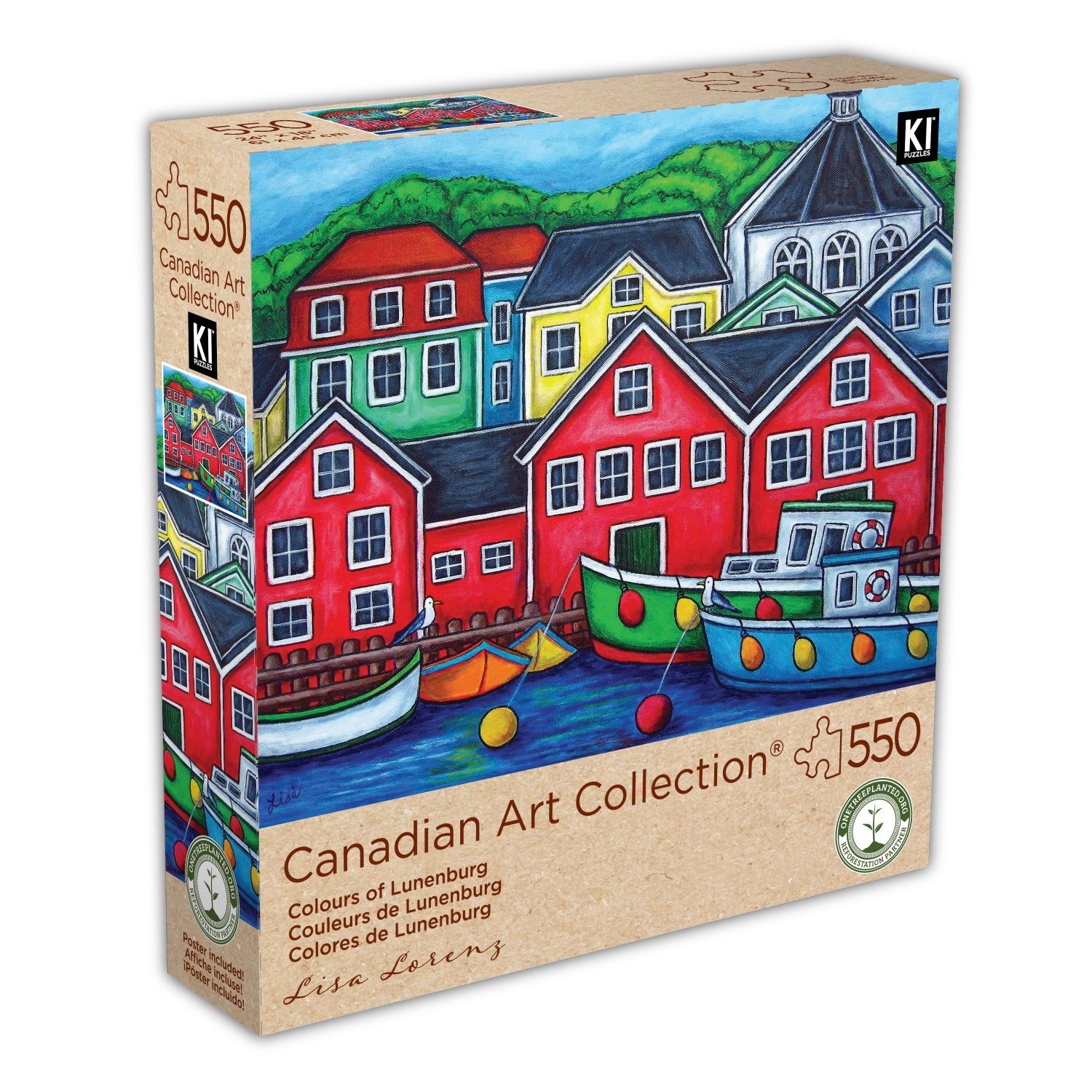 Buy Canadian art collection: colors of lunenburg (550pcs) Puzzle ...