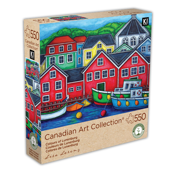 Buy Canadian art collection: colors of lunenburg (550pcs) Puzzle ...