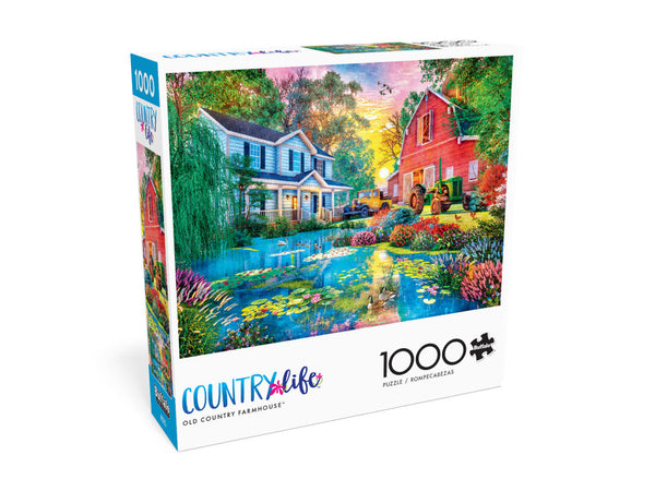 Buy Country life: old country farmhouse (1000pcs) Puzzle | Jigsaw Jungle