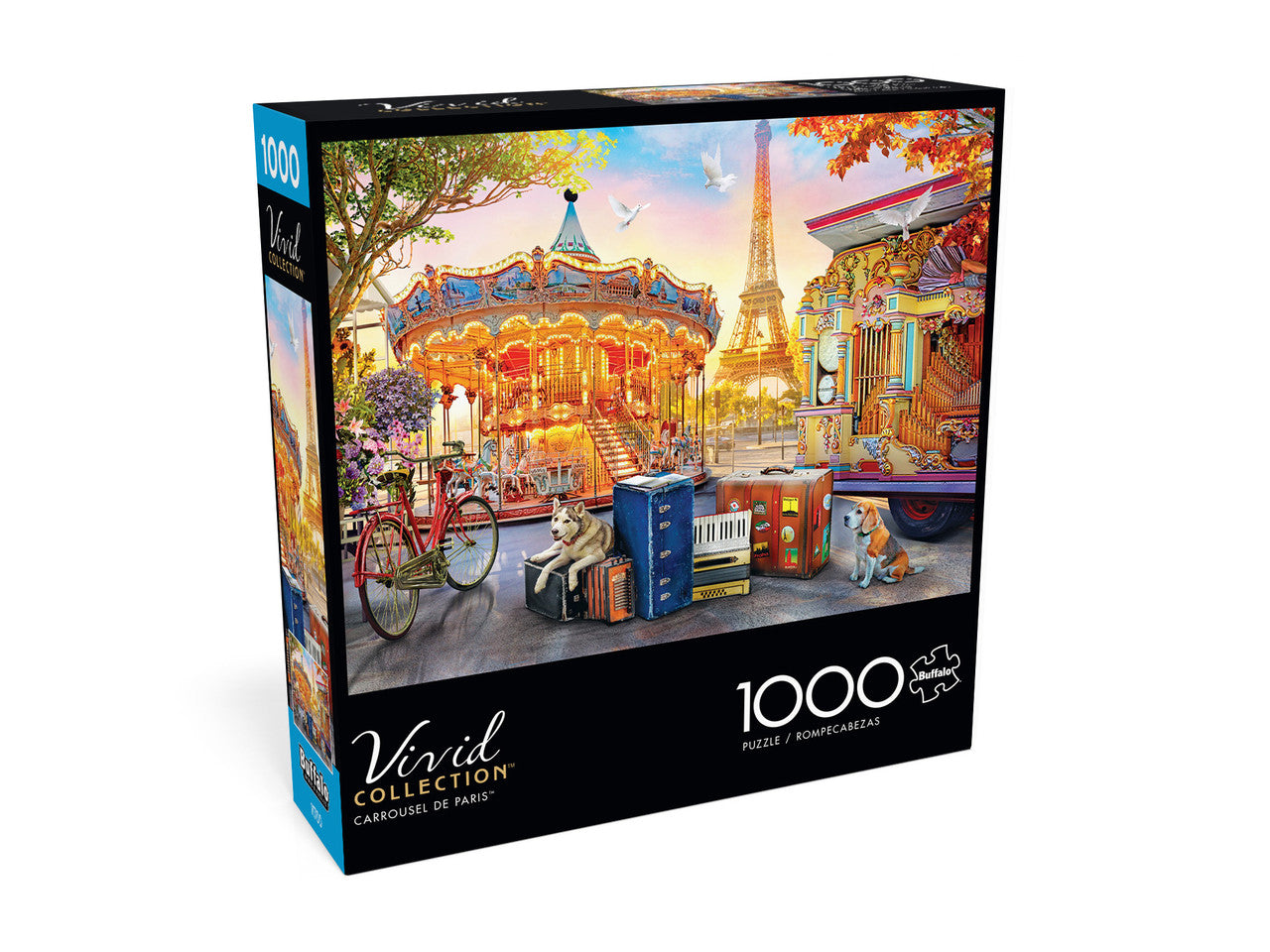 Buy Vivid collection: carousel de paris (1000pcs) Puzzle | Jigsaw Jungle