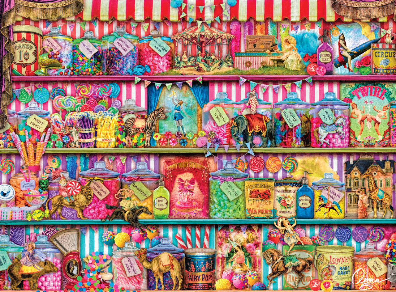 Buy Sweet shoppe, aimee stewart (1000pcs) Puzzle | Jigsaw Jungle