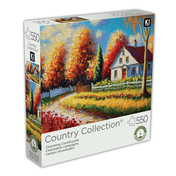 Buy Country collection - charming countryside (550pcs) Puzzle | Jigsaw ...