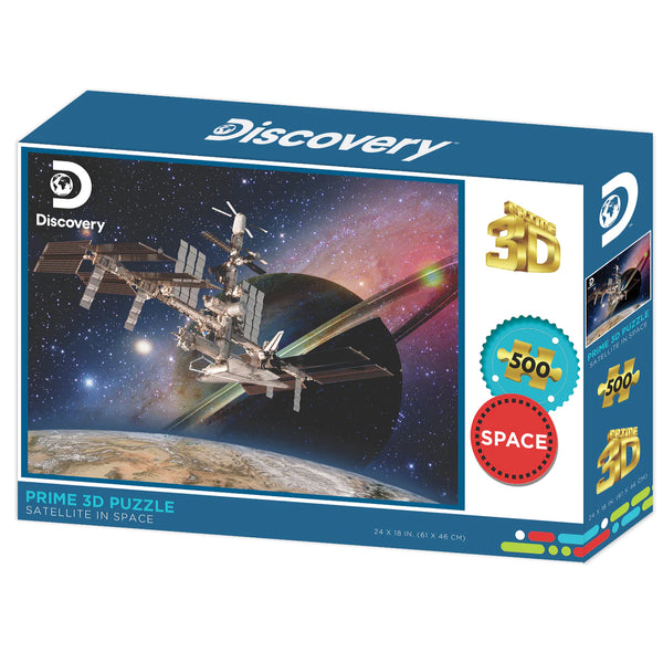 Buy Discovery - satellite in space (3d puzzle) (500pcs) Puzzle | Jigsaw ...