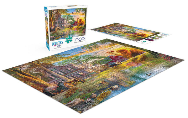 Buy Pfg country life: sunset at the farm (usage/used - puzzles for good ...