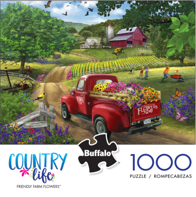 Buy Pfg country life: friendly farm flowers (usage/used - puzzles for ...