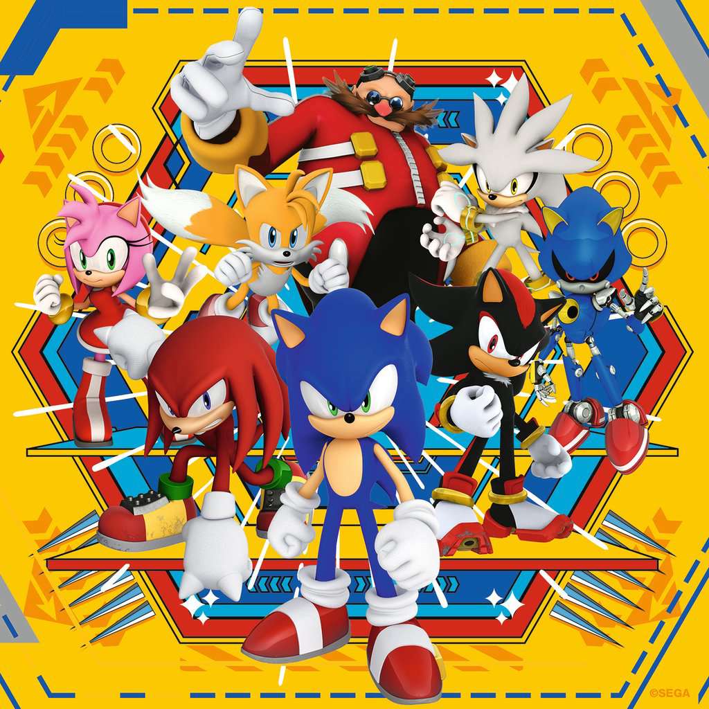 Buy Ravensburger sonic the hedgehog (3 x 49 pcs) Puzzle | Jigsaw Jungle