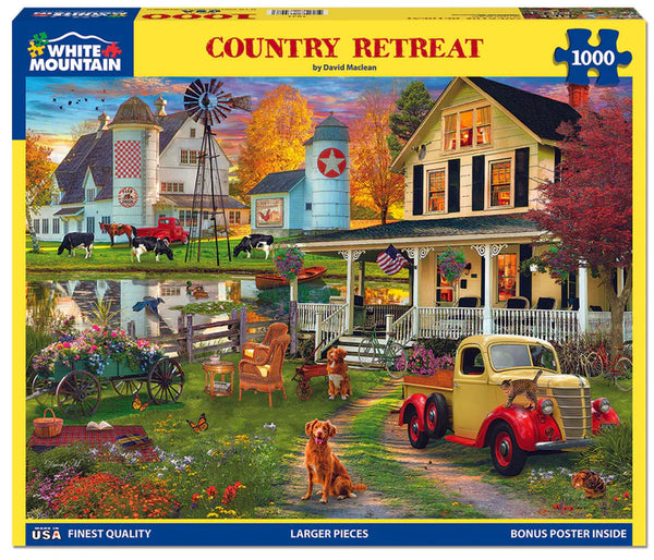Buy Pfg country retreat, david maclean (1000pcs) (usage/used - puzzles ...