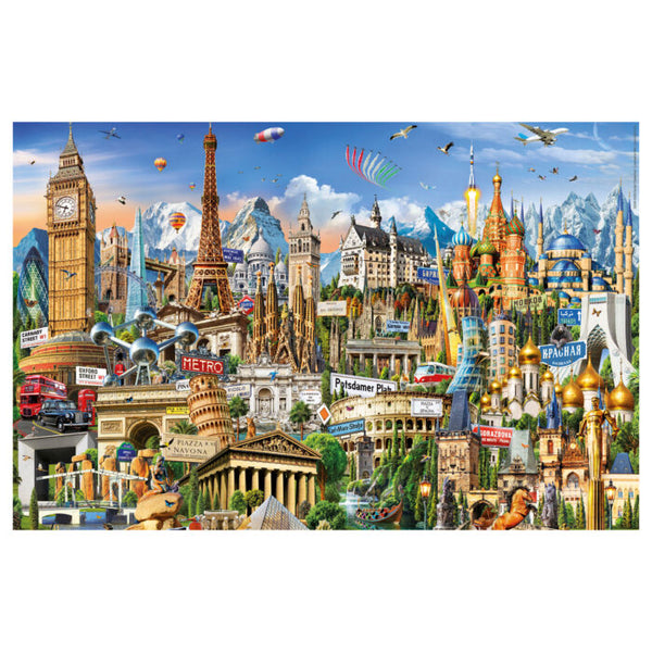 Buy Mini challenge - symbols of europe (1000pcs) Puzzle | Jigsaw Jungle