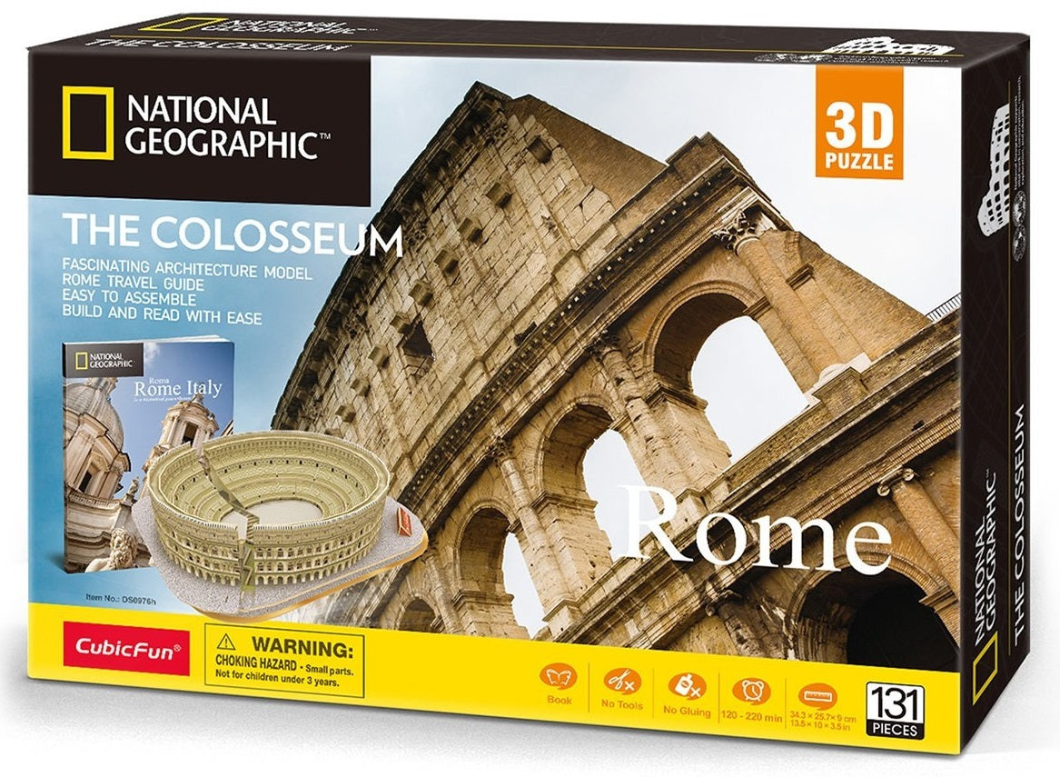 Buy National geographic rome - the colosseum (3d puzzle) (131pcs ...