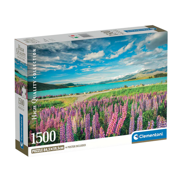 Buy Lupins at lake tekapo (1500pcs) Puzzle | Jigsaw Jungle