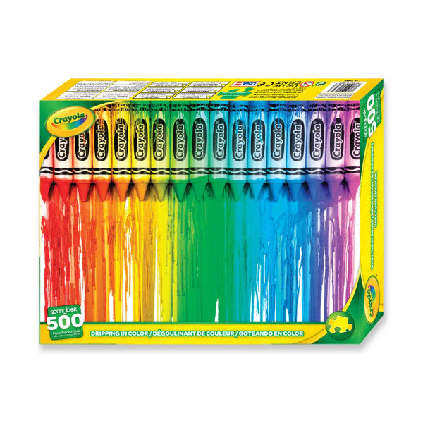 Buy Crayola's dripping in color (500pcs) Puzzle | Jigsaw Jungle