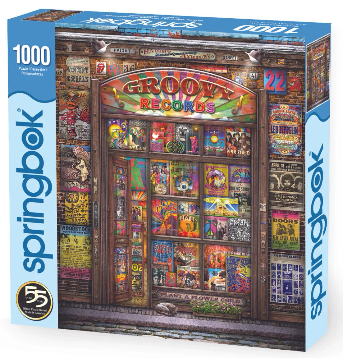 Buy Groovy records, michael fishel (1000pcs) Puzzle | Jigsaw Jungle