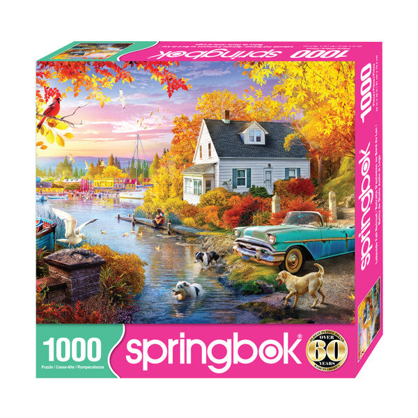Buy Lakeside fall retreat, angelo bonito (1000pcs) Puzzle | Jigsaw Jungle