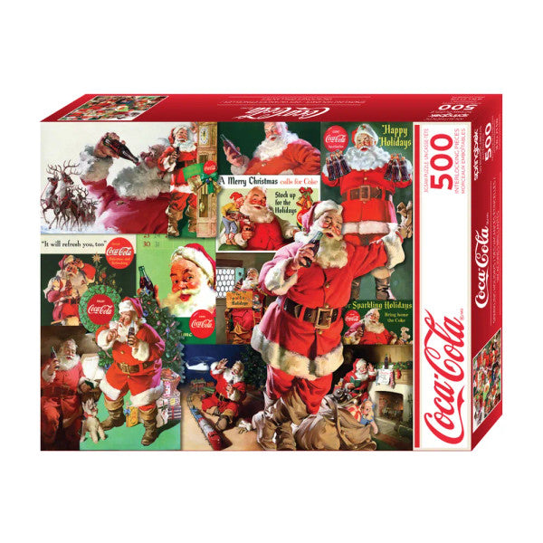 Buy Coca cola: sparkling holidays (500pcs) Puzzle | Jigsaw Jungle