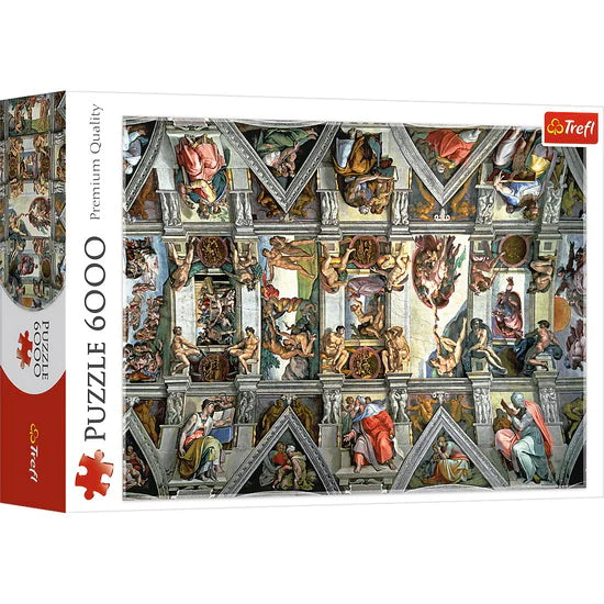 Buy Sistine chapel ceiling, michelangelo buonarroti (6000pcs) Puzzle ...