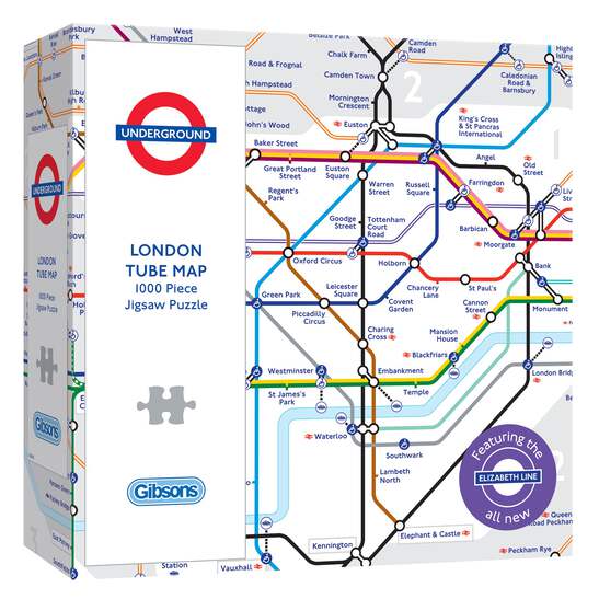 Buy Pfg london tube map (500pcs) (usage/used - puzzles for good) Puzzle ...