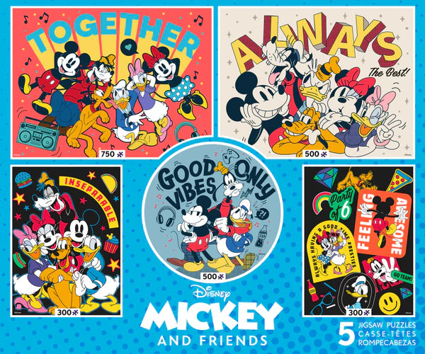 Buy Disney - magic mickey - 5-in-1 multipack Puzzle | Jigsaw Jungle