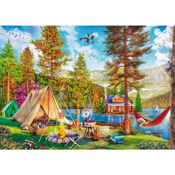 Buy Trefl premium plus - summertime relax (2x500pcs) Puzzle | Jigsaw Jungle
