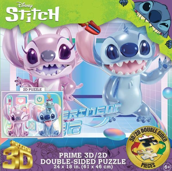 Buy 3d/2d - stitch (double-sided) (500pcs) Puzzle | Jigsaw Jungle