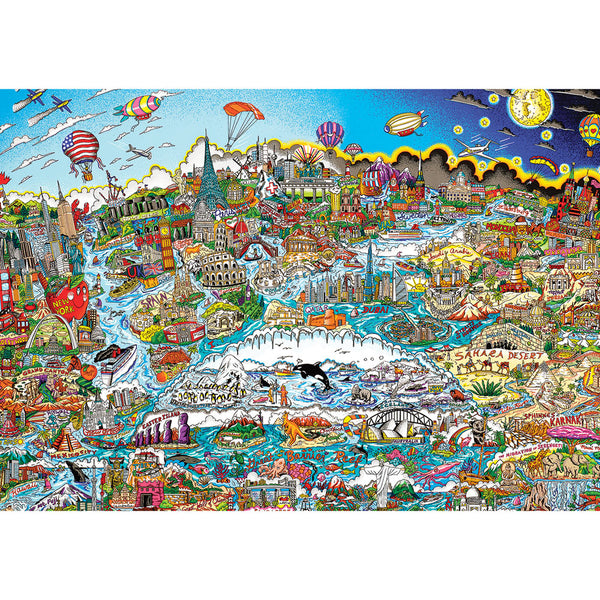 Buy Pfg what a wonderful world, charles fazzino (2000pcs) (usage/used ...