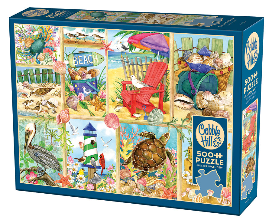 Buy Day at the beach, jane maday (500pcs) Puzzle | Jigsaw Jungle