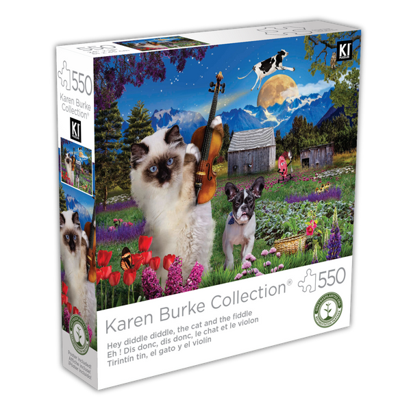 Buy Hey diddle diddle, the cat and the fiddle, karen burke (550pcs ...