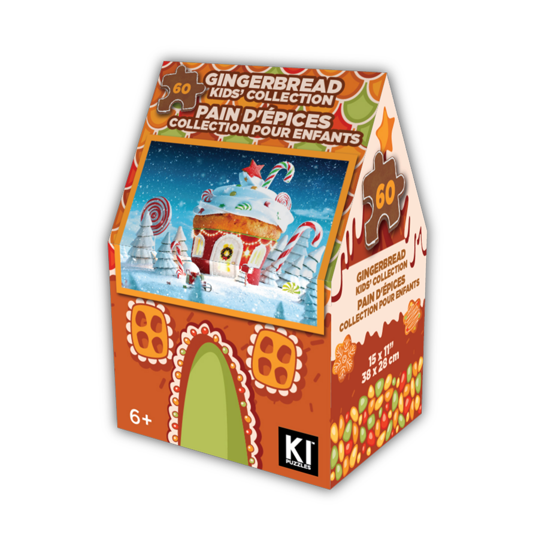 Buy Gingerbread kids' collection - gingerbread cake (60pcs) Puzzle ...
