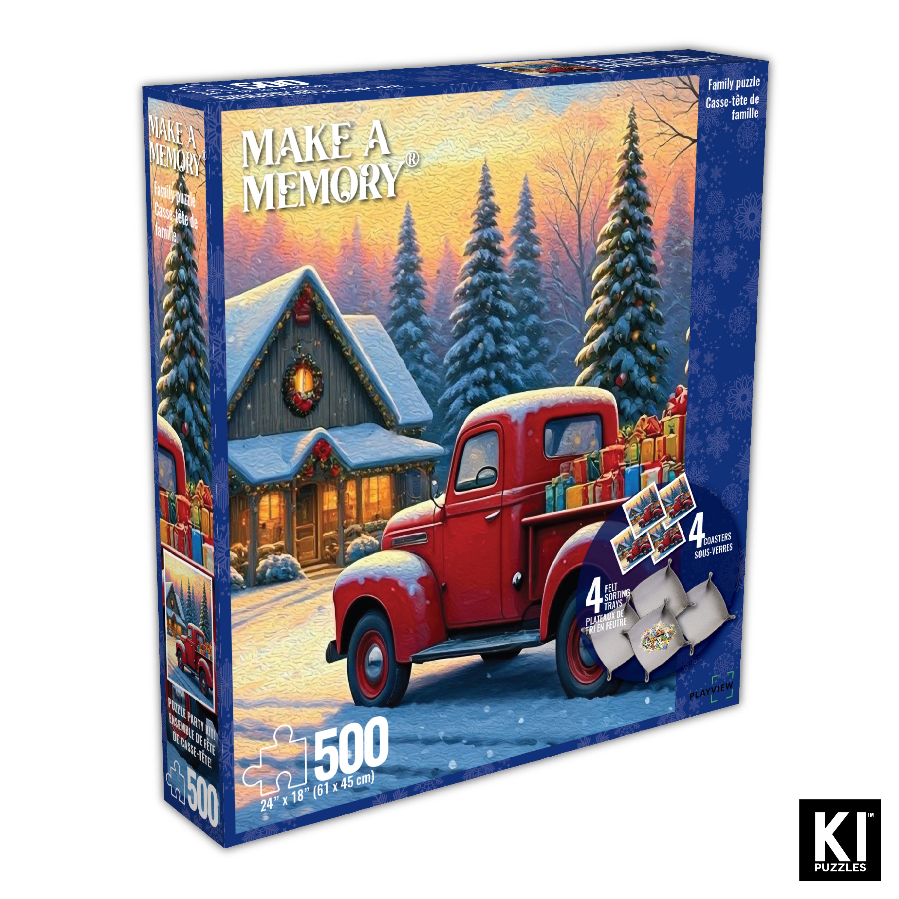 Buy Making memories - truck (puzzle party kit) (500pcs) Puzzle | Jigsaw ...