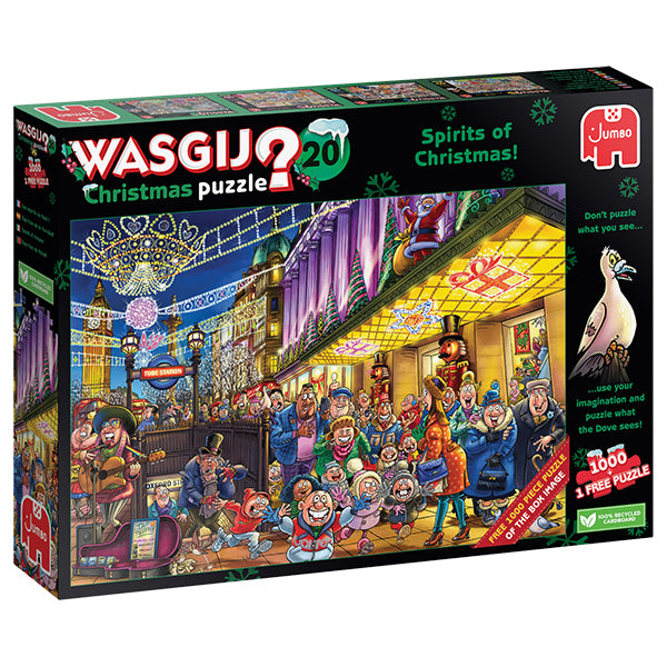 Buy Wasgij christmas #20 - spirits of christmas (2x1000pcs) Puzzle ...