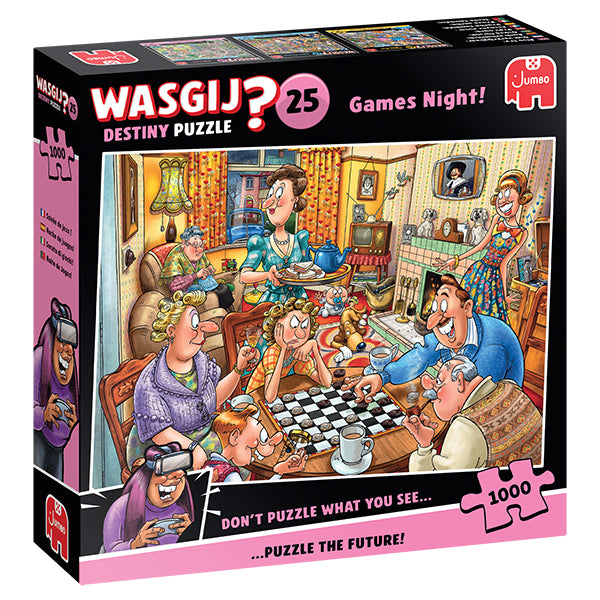Buy Wasgij? destiny #25 - games night Puzzle | Jigsaw Jungle