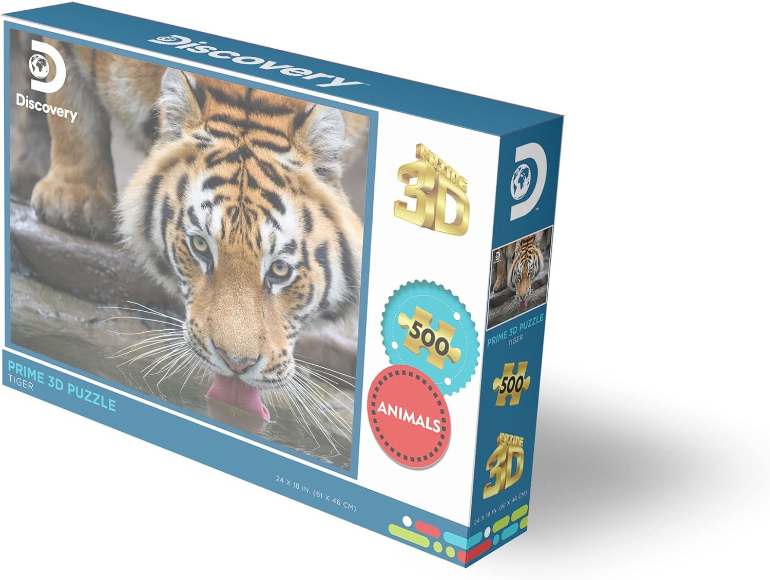 Buy Discovery - tiger (3d puzzle) (500pcs) Puzzle | Jigsaw Jungle