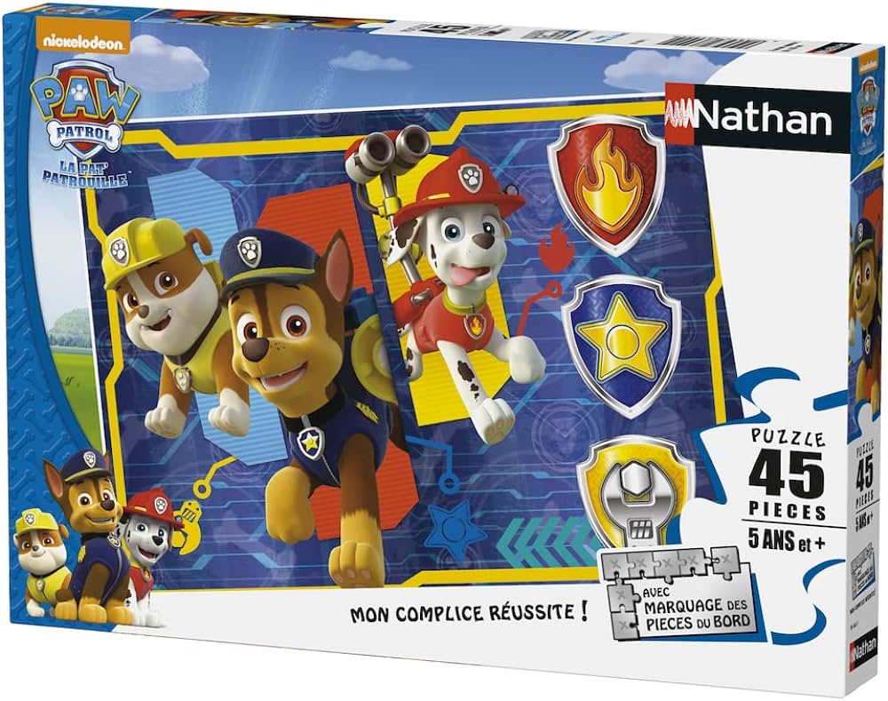 Buy Paw patrol chase, marshall, rubble / la pat'patrouille (45pcs ...