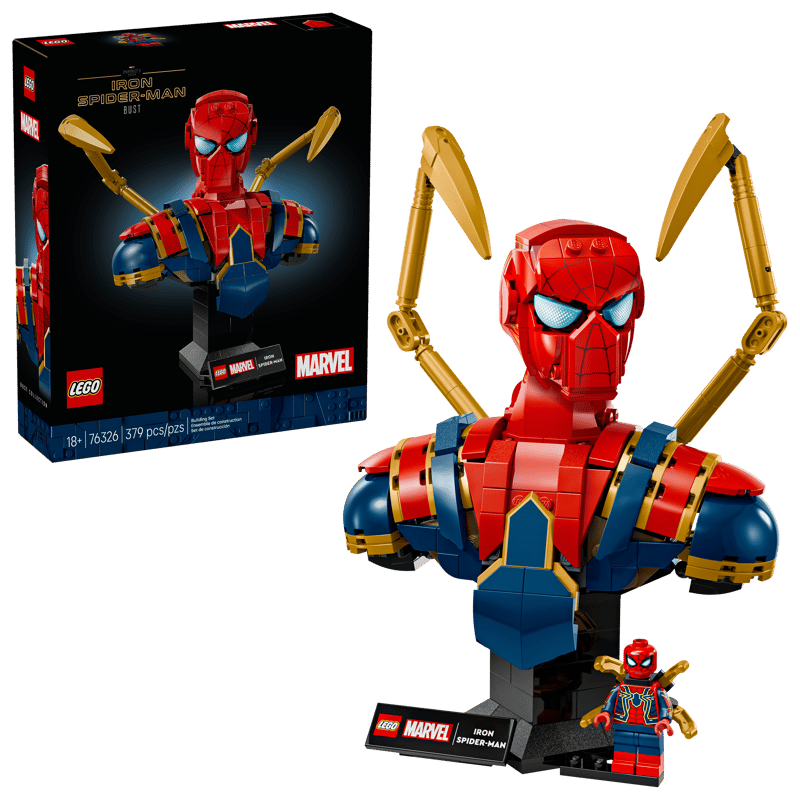 Buy Lego® - marvel - iron spider-man bust Puzzle | Jigsaw Jungle
