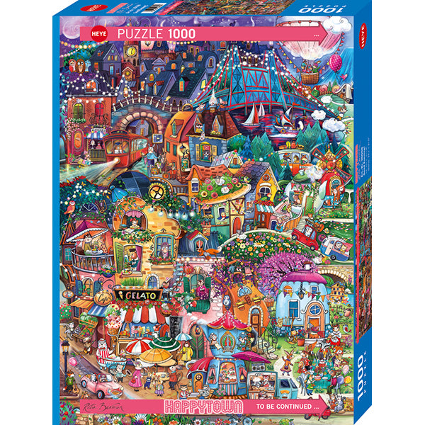 Buy Happytown - good evening, rita berman (1000pcs) Puzzle | Jigsaw Jungle