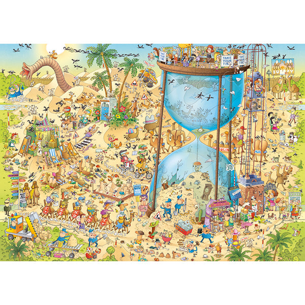Buy Funky zoo: desert habitat, marino degano (1000pcs) Puzzle | Jigsaw ...